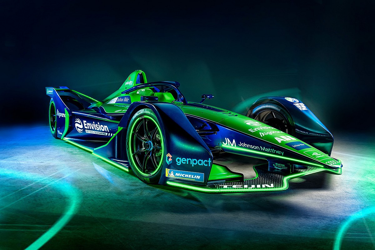 Envision Racing Pakai Warna Hijau di Formula E 2022