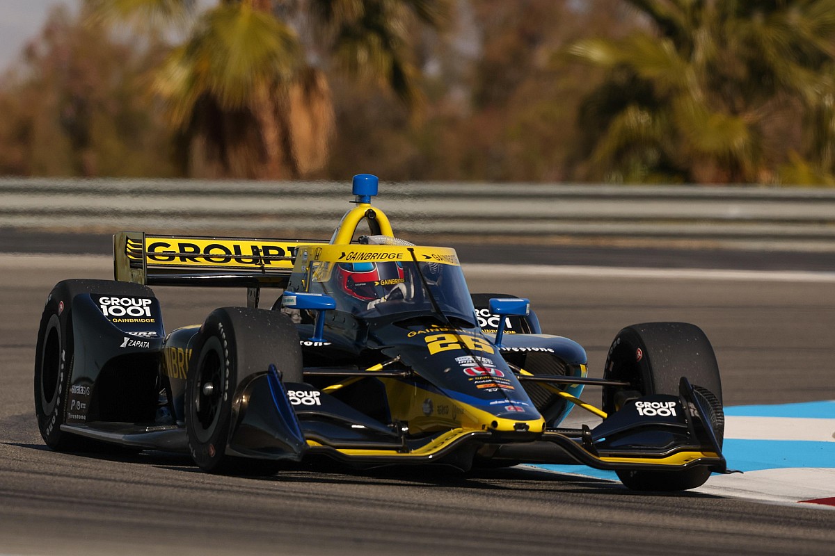 IndyCar-Vorsaisontest 2023 Palm Springs: Colton Herta führt Tag 1 knapp an
