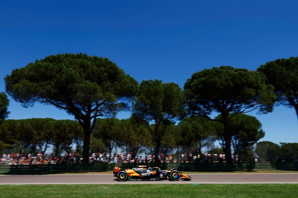 Piastri lidera una caótica FP3 de Imola con KO de Alonso y de Pérez