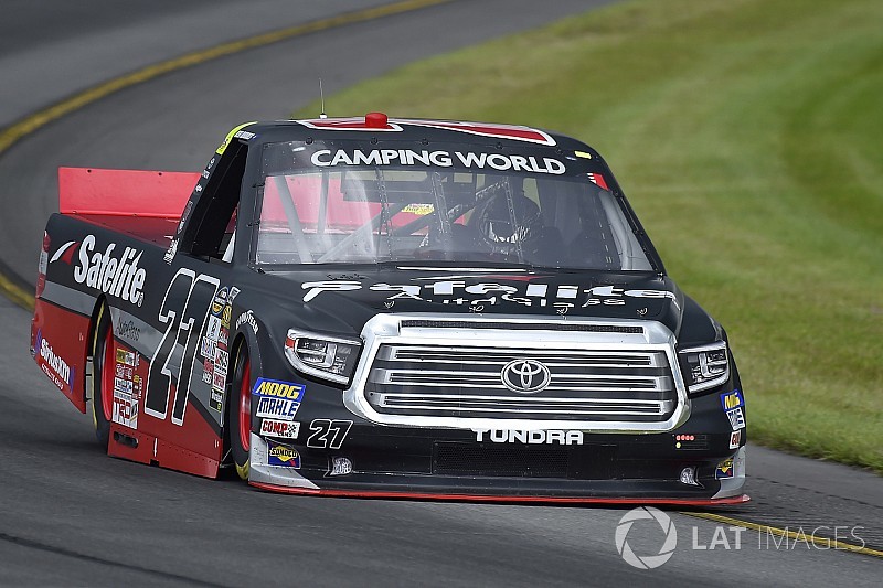 Ben Rhodes edges Kyle Busch for Truck pole at Pocono