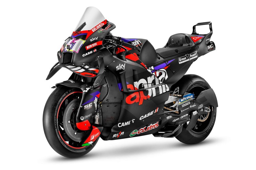 Fotos: a detalle la nueva moto de Aprilia para MotoGP 2024