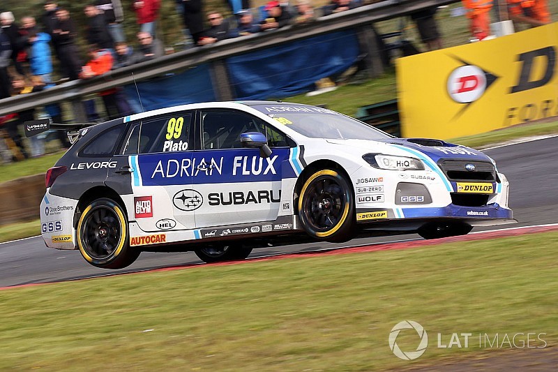 Knockhill BTCC: Plato wins Race 1 after last turn Subaru swap