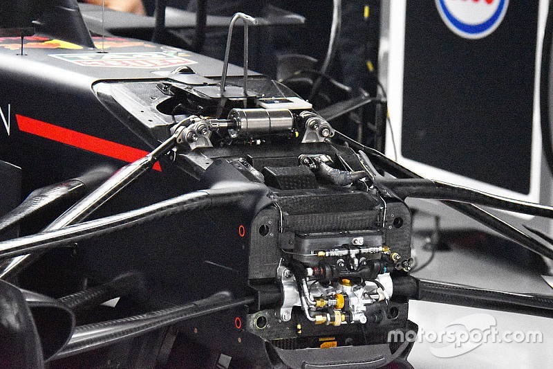 Red Bull: ecco il J-damper della RB14 che ha fatto volare Ricciardo