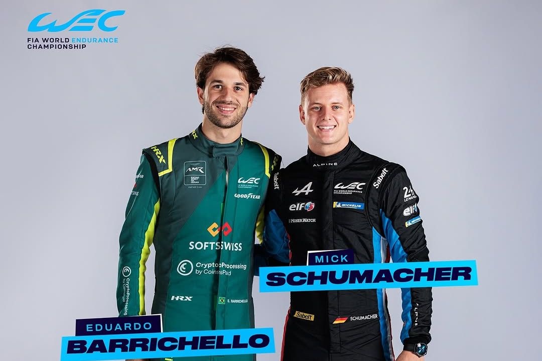 Barrichello x Schumacher? Dudu e Mick se encaram e brincam no WEC