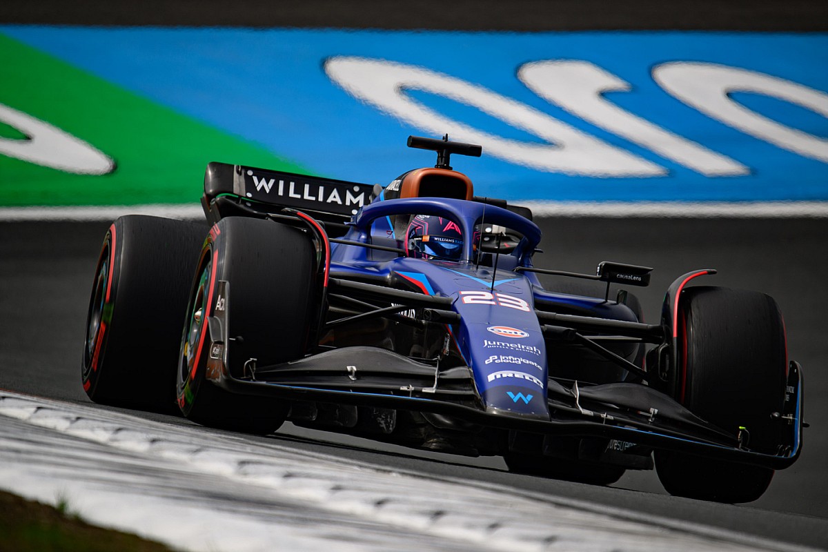 Albon: Williams F1 straight-line reputation "not true" in Zandvoort