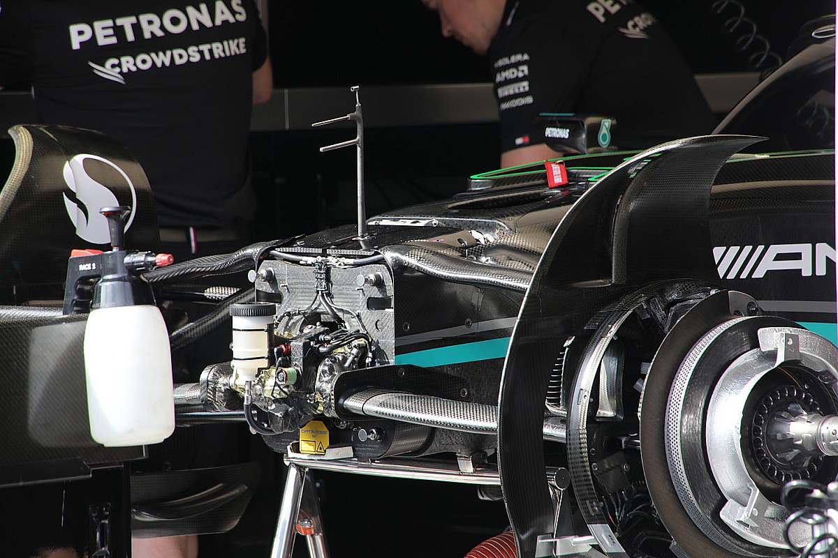 F1| Los secretos en las actualizaciones del Mercedes W14B