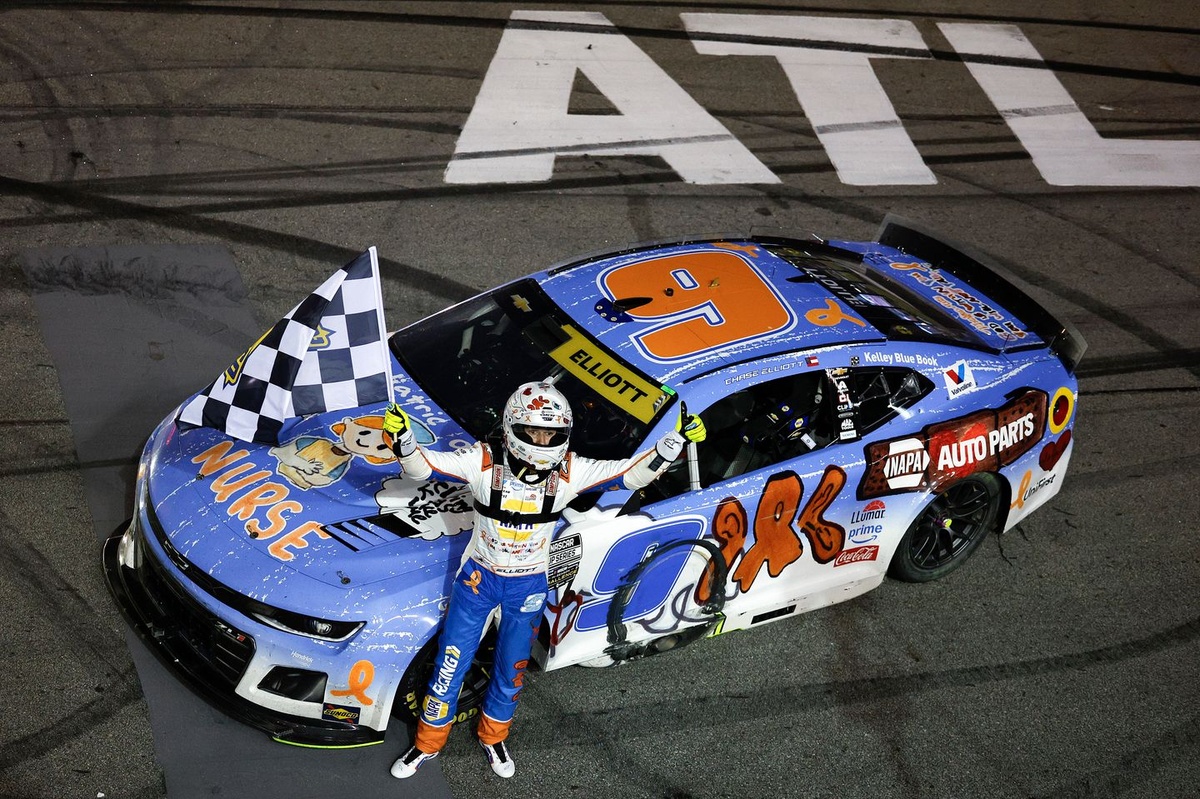 Chase Elliott wins at home in action-packed NASCAR Cup race at Atlanta