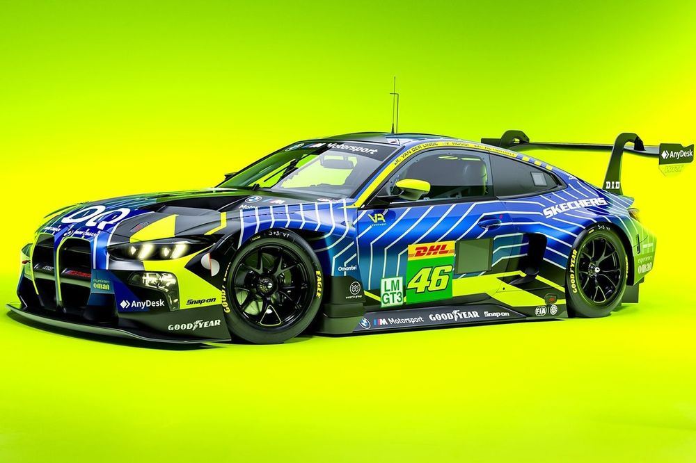 WEC | Blu metallizzato e giallo fluo sulla BMW di Valentino Rossi