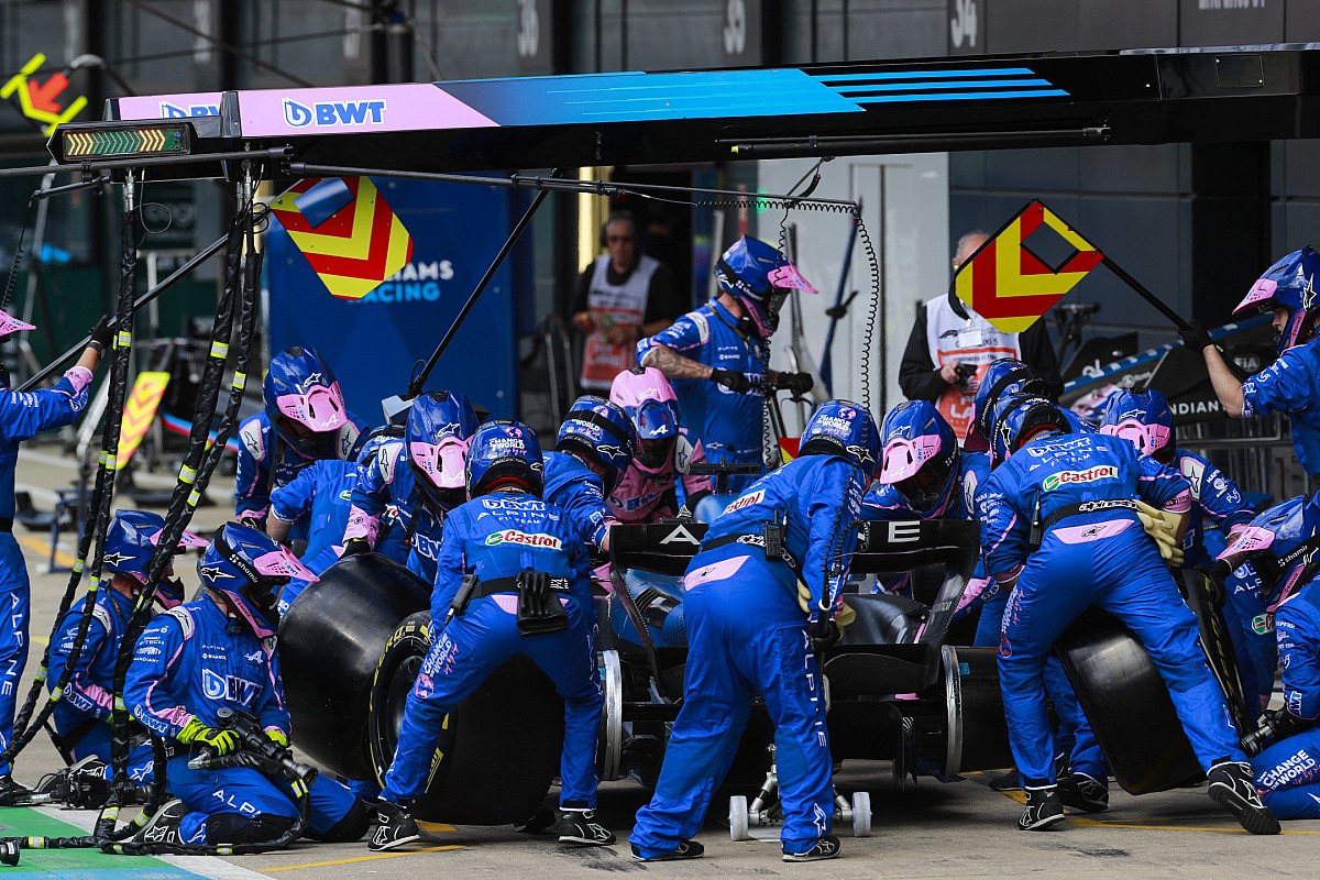 Alpine Menangi Pertarungan Pit Stop F1 GP Inggris