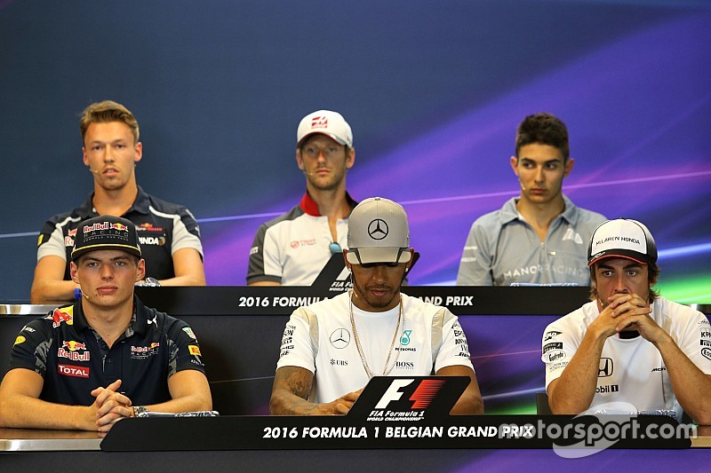 Belgian GP: Thursday's press conference