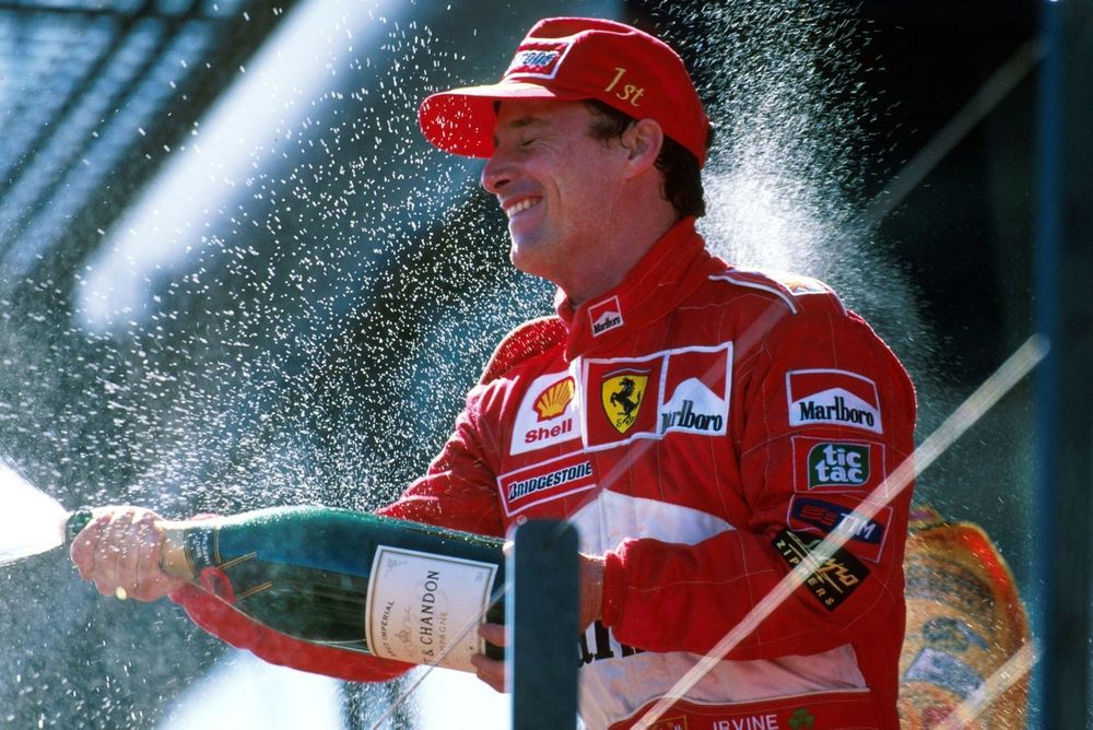 El día que Eddie Irvine sorprendió y se convirtió en ganador con ...