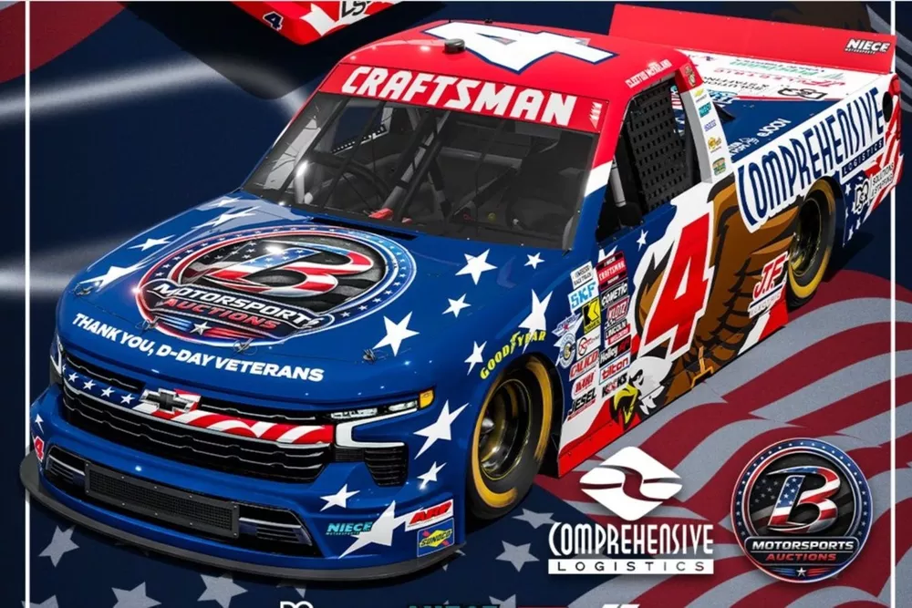Cleetus McFarland to run bald eagle paint scheme in Michigan NASCAR ...