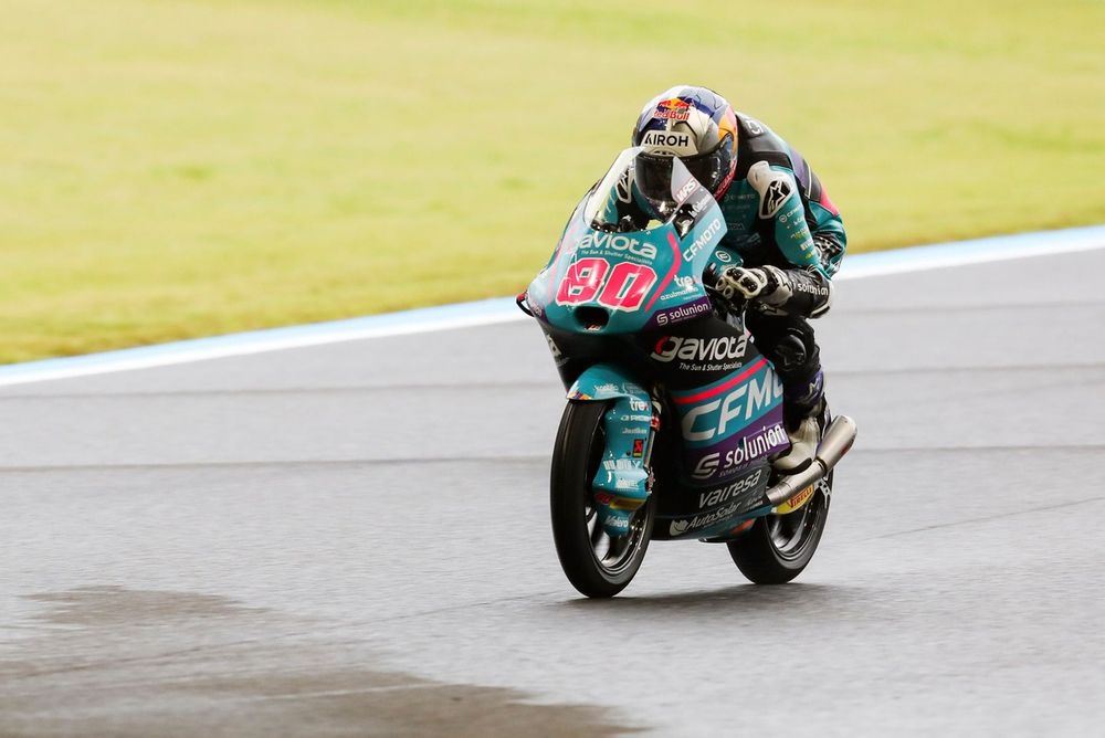FP Moto3 Australia: Alonso Tak Terbendung di Trek Basah
