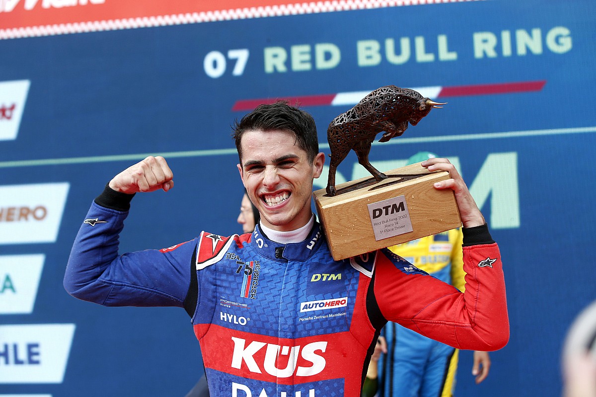 DTM Red Bull Ring: Preining wins thriller, van der Linde struggles