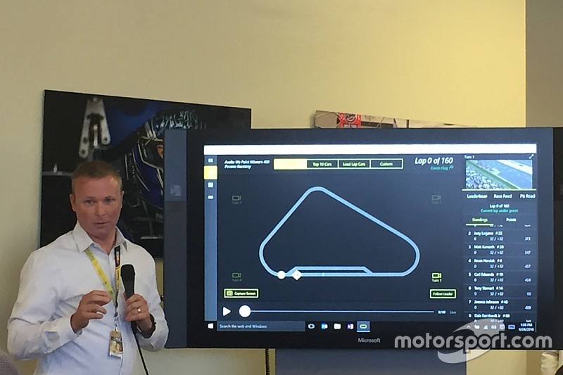 NASCAR looks to drive innovation with help from Microsoft