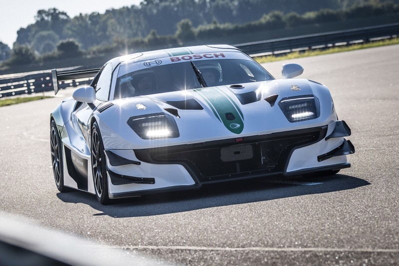 Wasserstoffverbrennungsmotor: Bosch H2 Demonstrator rennt