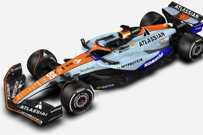 493 Worte auf dem Auto: Williams enthüllt einzigartiges Gulf-Sonderdesign