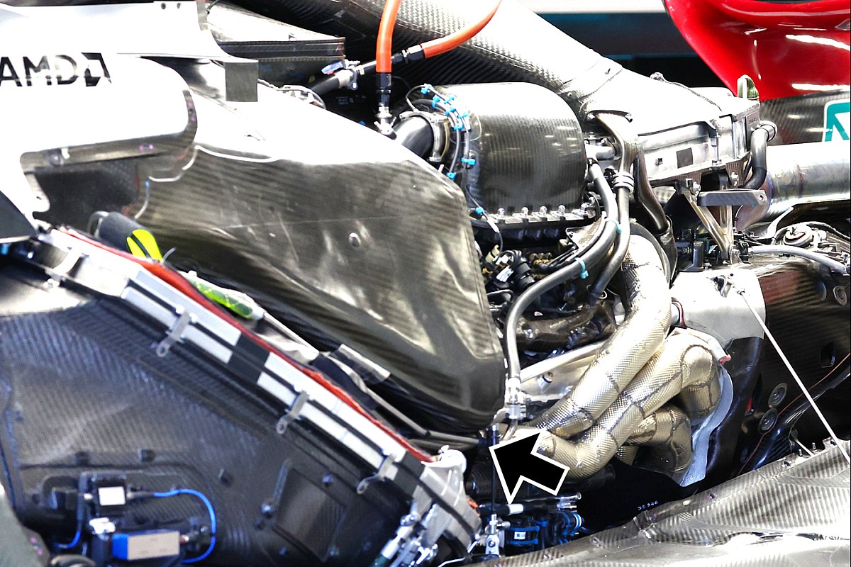 F1 | Mercedes W13: drag per i radiatori incassati nel telaio?