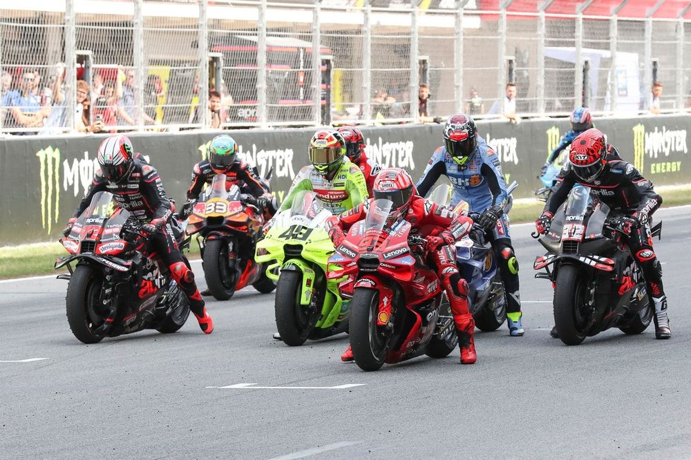 La parrilla de salida de MotoGP en Montmeló: filas y posiciones
