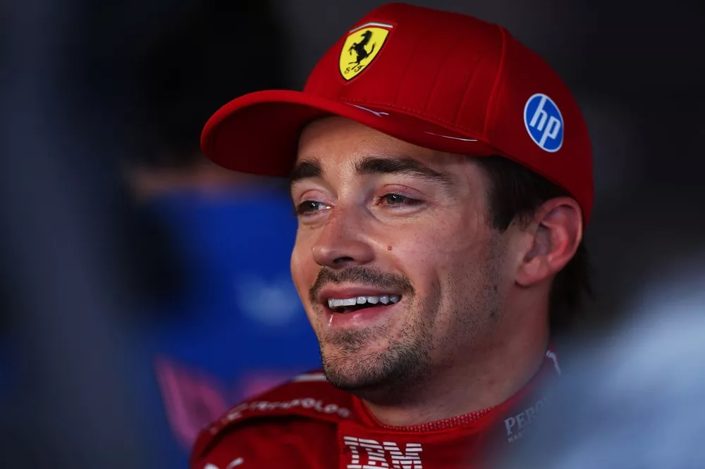 Charles Leclerc kicks off Racing Stars Football Cup charity match ahead ...
