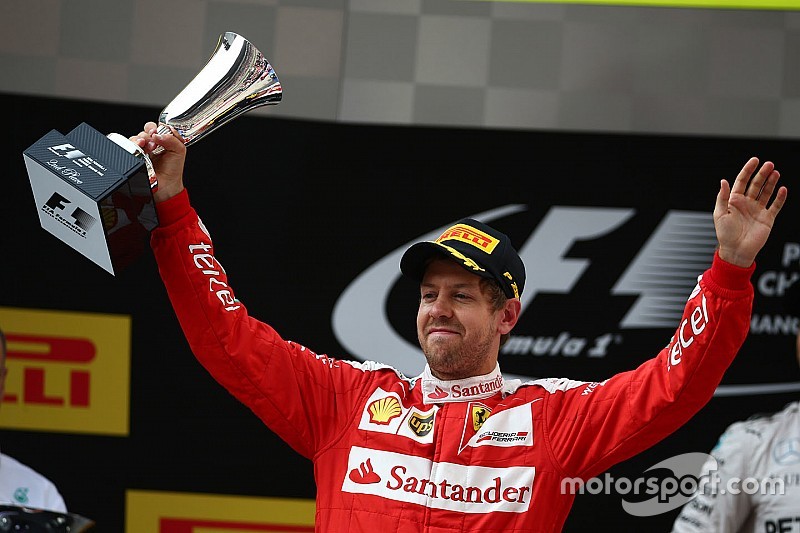 Ferrari on the podium in Shanghai