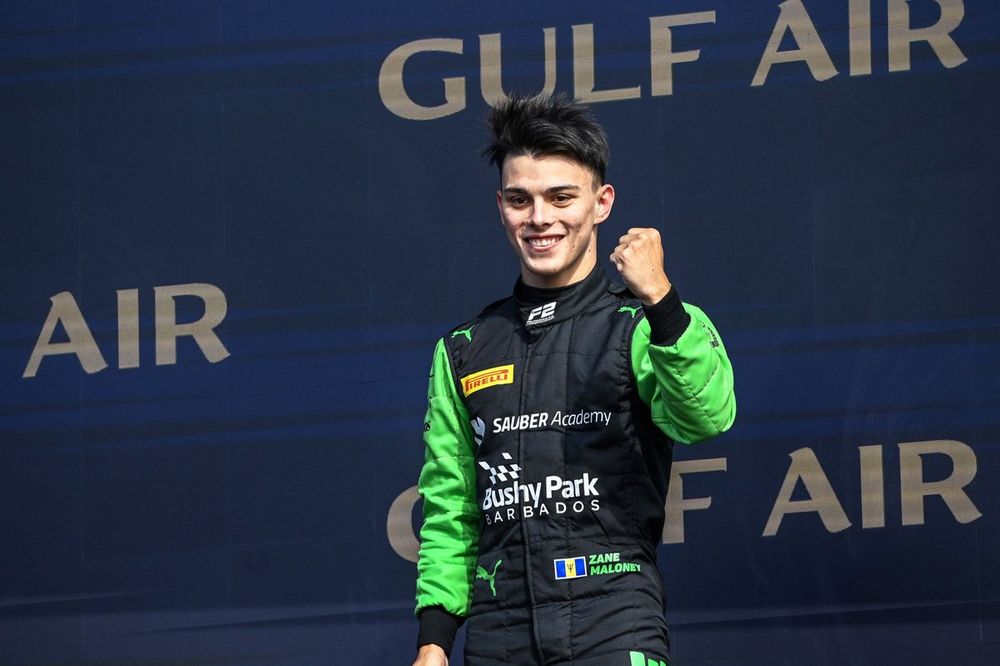 F2 Bahrain: Maloney doubles up with dominant feature race victory