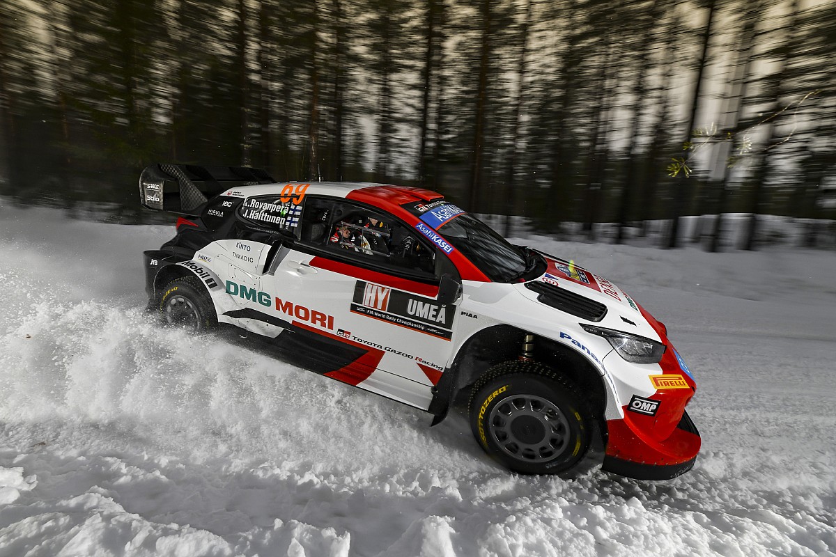 WRC Sweden: Rovanpera leads Solberg on Friday morning