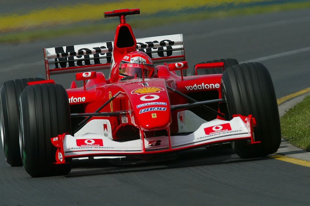 Ferrari F2003-GA van Schumacher geveild voor recordbedrag