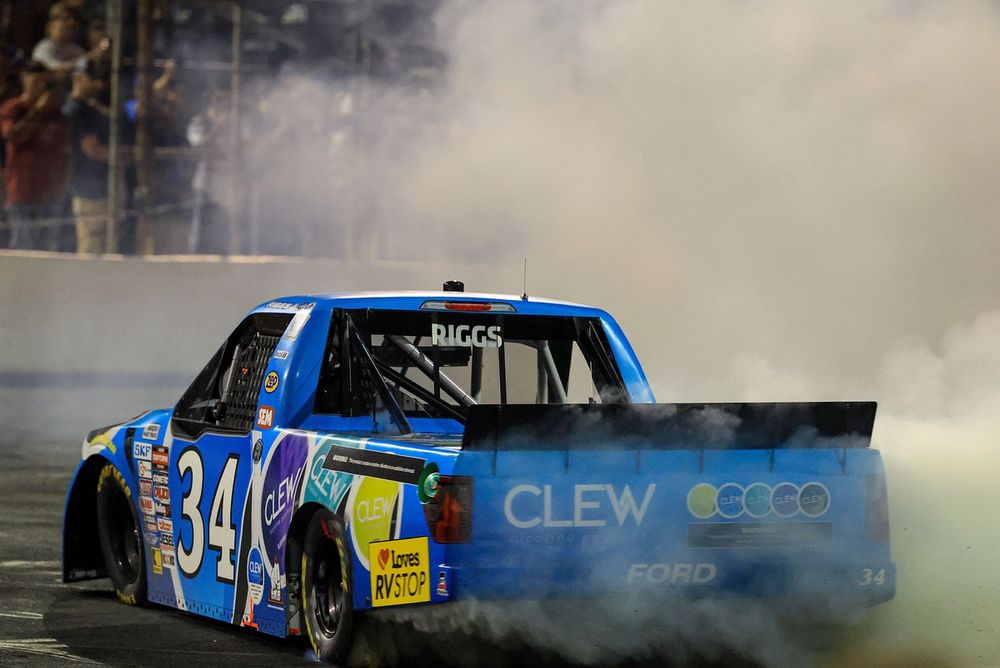 Layne Riggs wins NASCAR Truck race at IRP in dominant showing