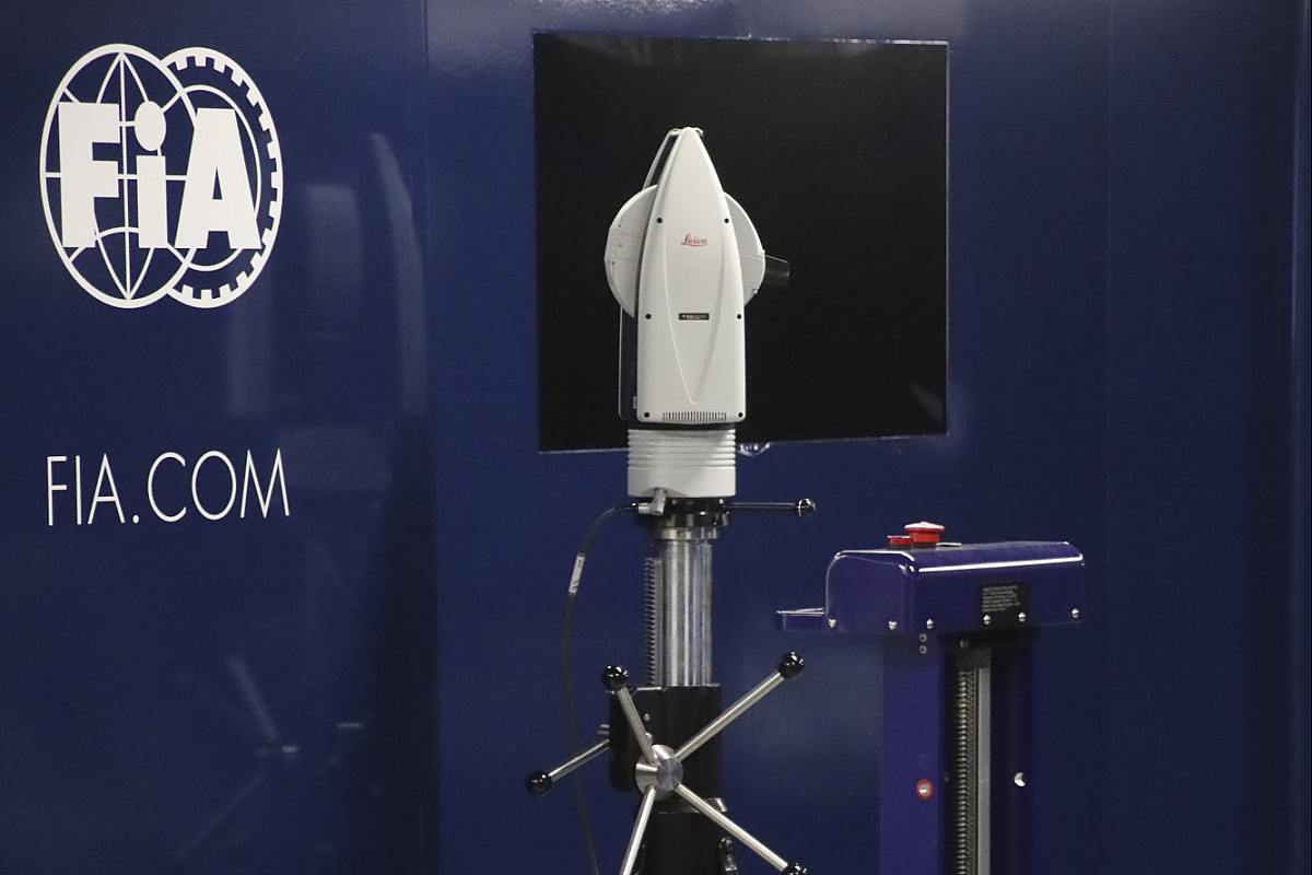 Comprobaciones con escáner láser, el nuevo método de control en la F1