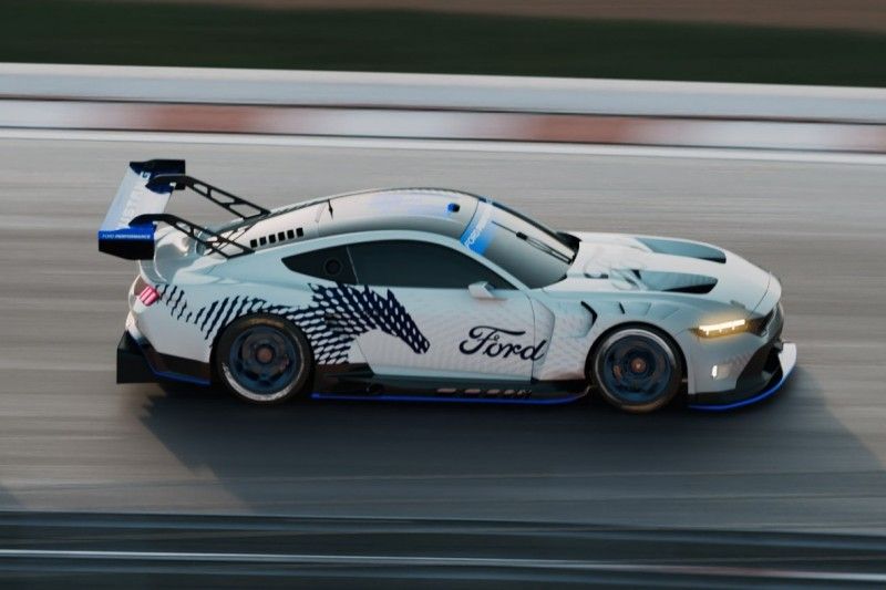 Ford Mustang GT3 (2024): 5-Liter-V8-Monster in offiziellem Rendering