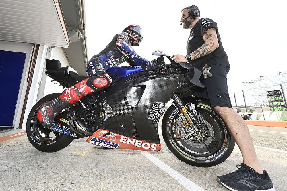 Yamaha planea probar en Portimao una nueva ala trasera tipo F1