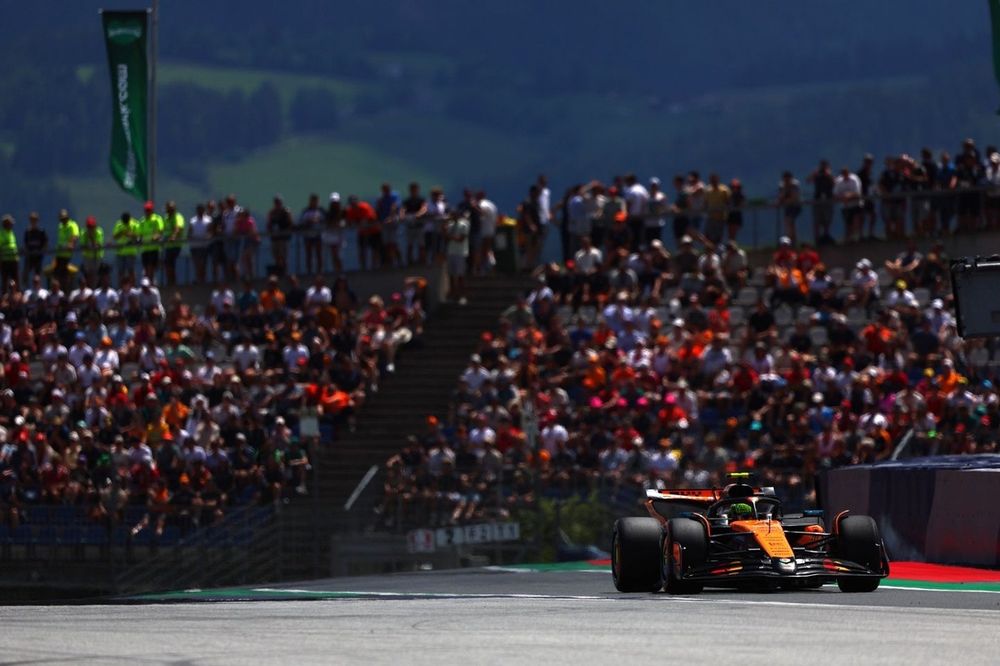 F1 COSMOS | GP de Austria F1: Norris lidera FP3, Piastri segundo; Verstappen tercero entre trompos