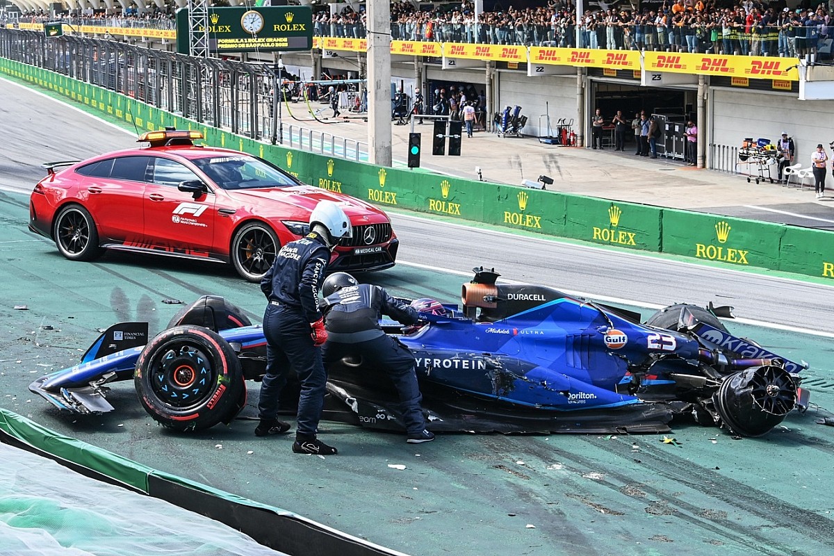 F1 | Albon: "L'incidente? Non è bello sbattere la testa"