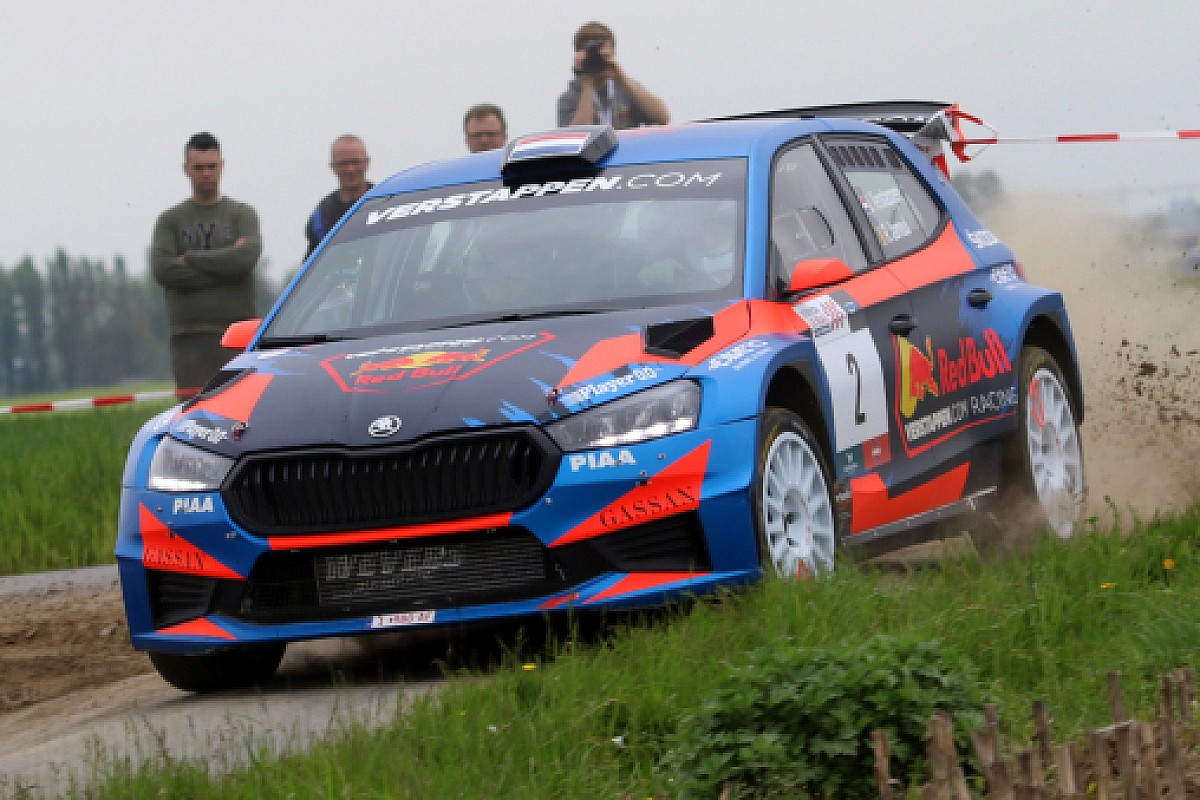 Dubbel feest in huize Verstappen: Jos wint eerste rally in Belgisch ...