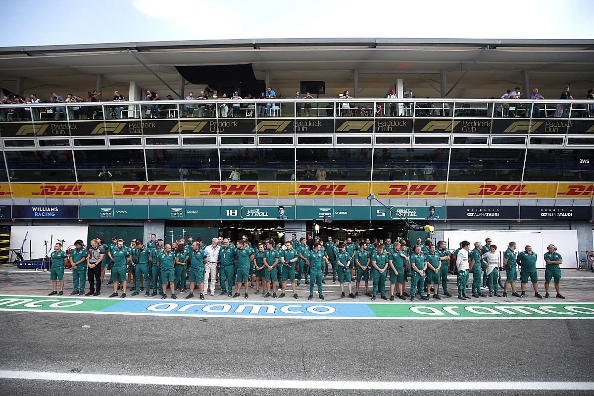 Minuto de silencio por Isabel II antes de la FP1 de Monza