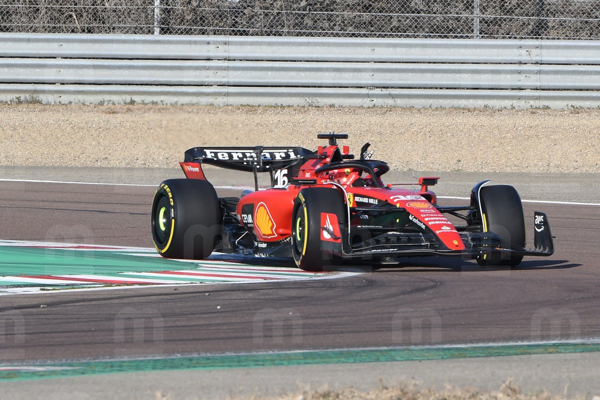 Photos - La Ferrari SF-23 sur le circuit de Fiorano