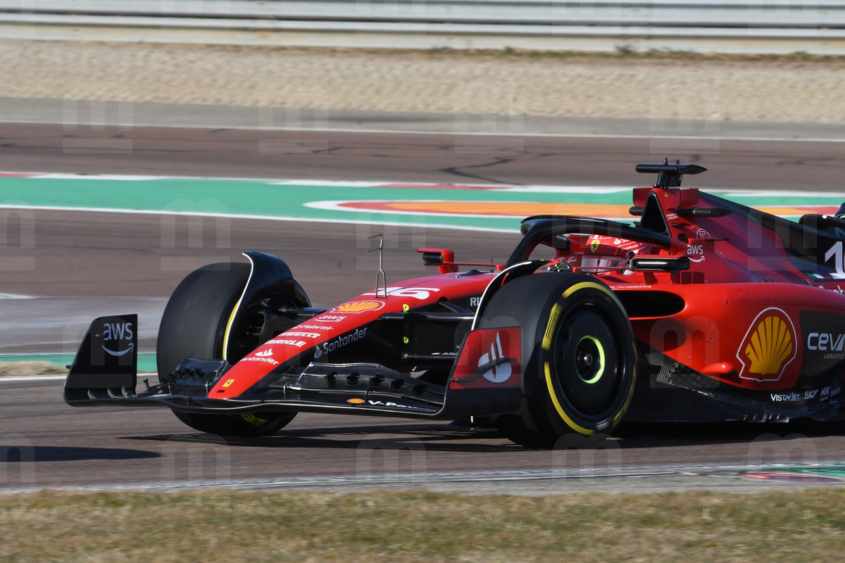 Photos - La Ferrari SF-23 sur le circuit de Fiorano
