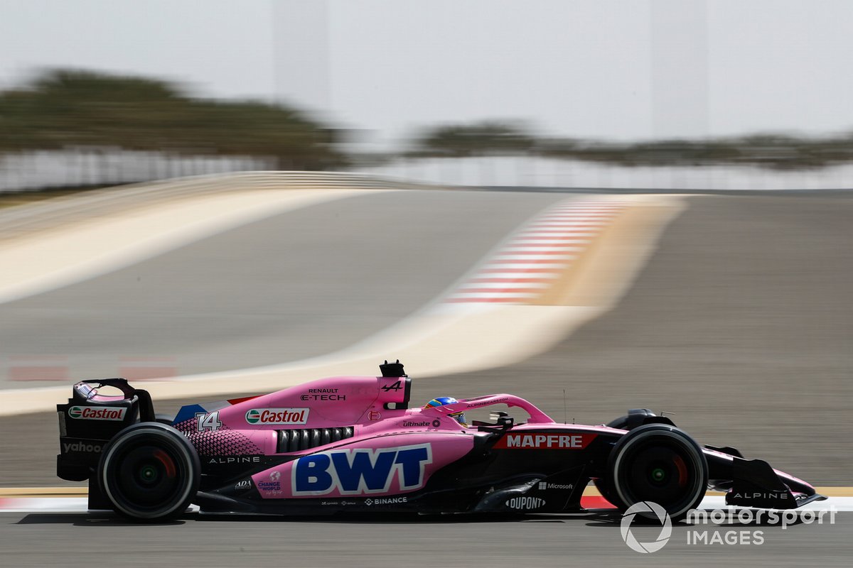 Alonso y Alpine llegan al GP de Bahrein "satisfechos con el A522"