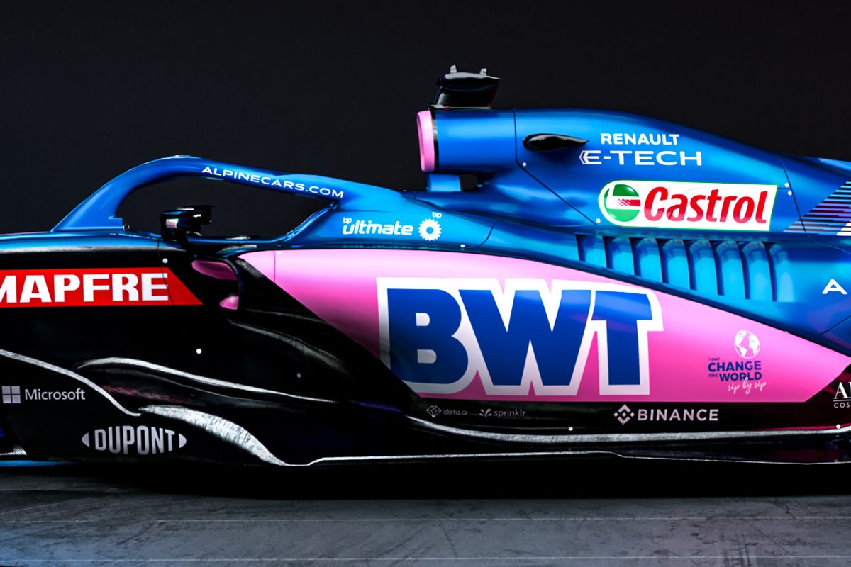 Las fotos del Alpine A522 de Alonso y Ocon en sus dos versiones