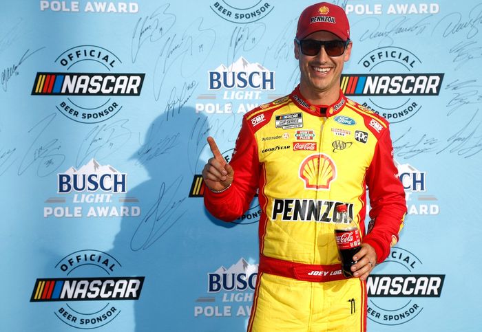 Joey Logano storms to NASCAR Cup pole at Loudon in Penske front row lockout