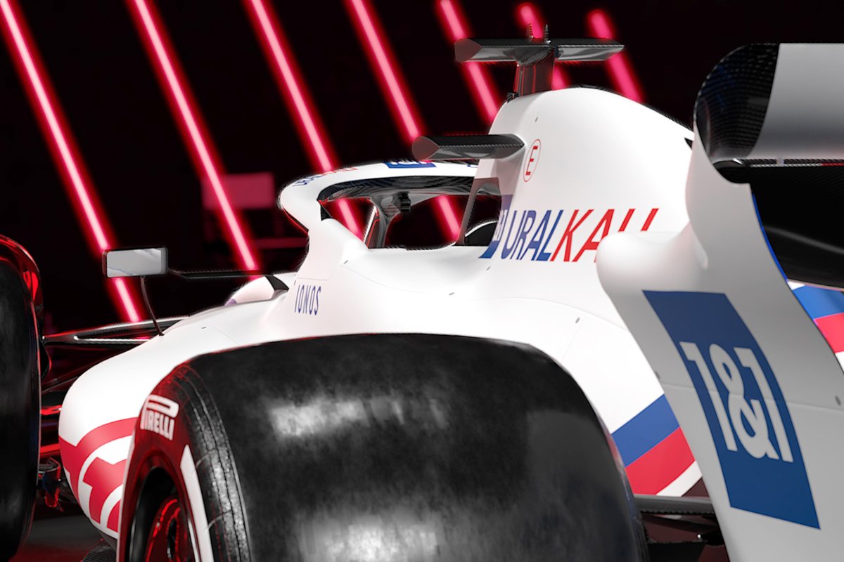 GALERÍA: las imágenes del Haas para la temporada de F1 2022