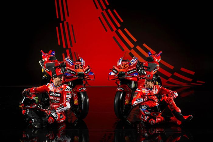 Ducati launches Bagnaia and Marquez's 2025 MotoGP bike in Italy