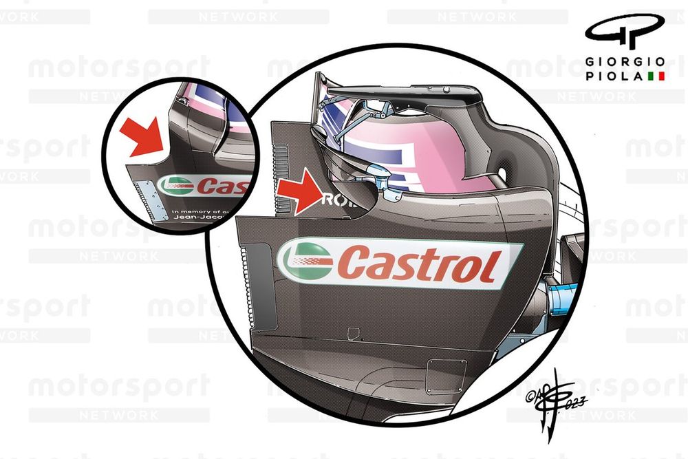 F1 | Alpine: ecco l'insolito supporto del flap mobile