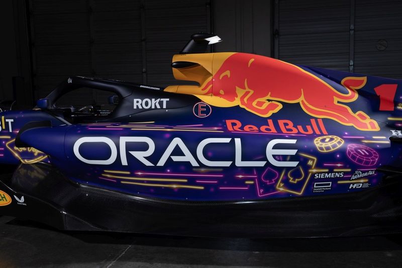 Red Bull presenteert paarse kleurstelling voor race in Las Vegas