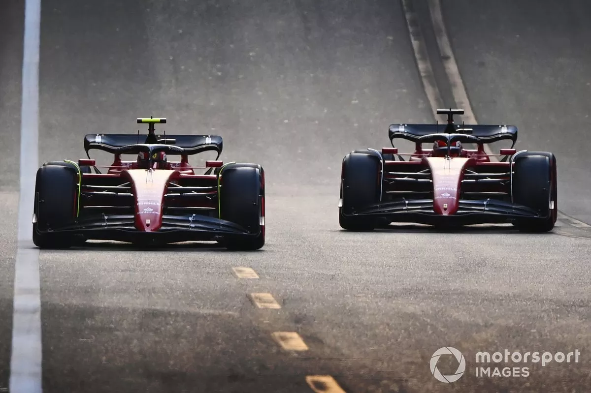 Ferrari low-load rear wing upgrade provided 7 km/h gain compared to old ...
