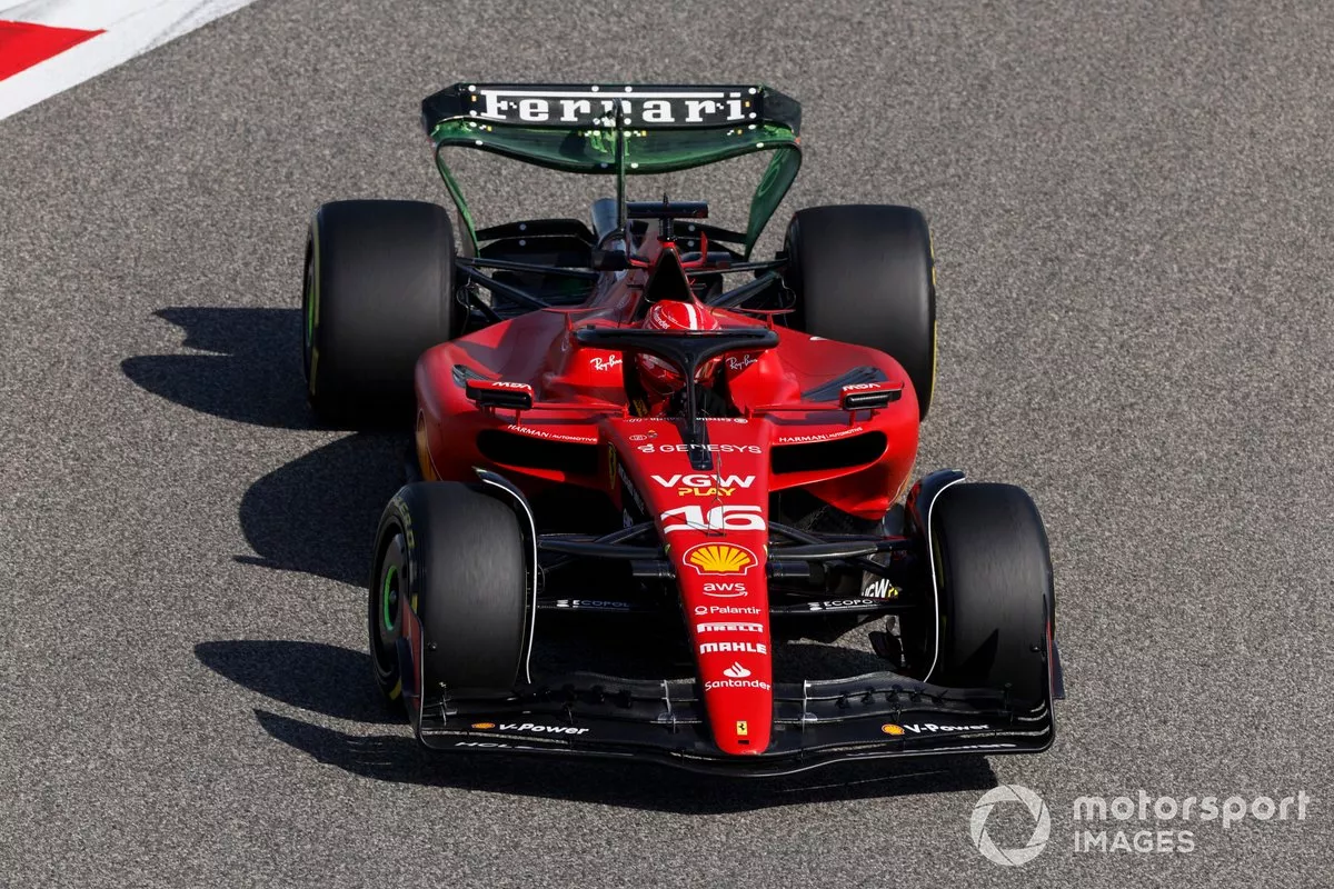 Ferrari used two different rear wings in FP1 to find ideal aero ...