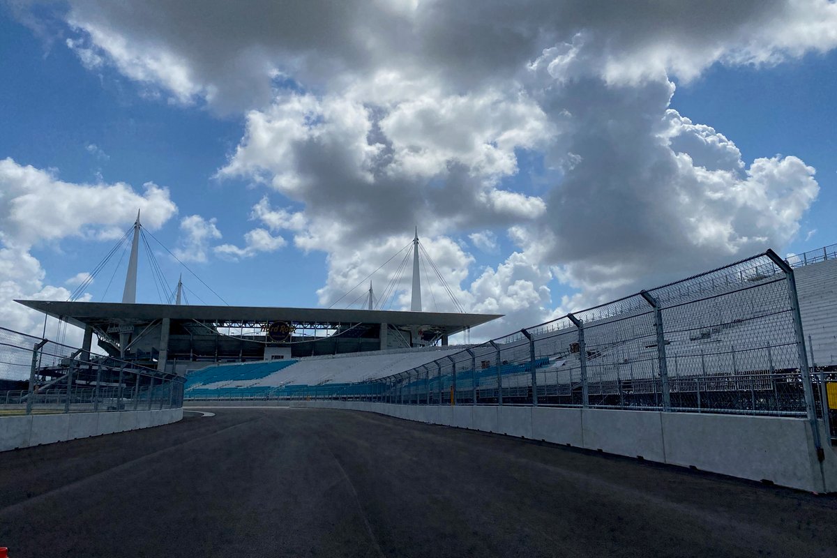 Galería: así se prepara Miami para albergar la carrera de F1