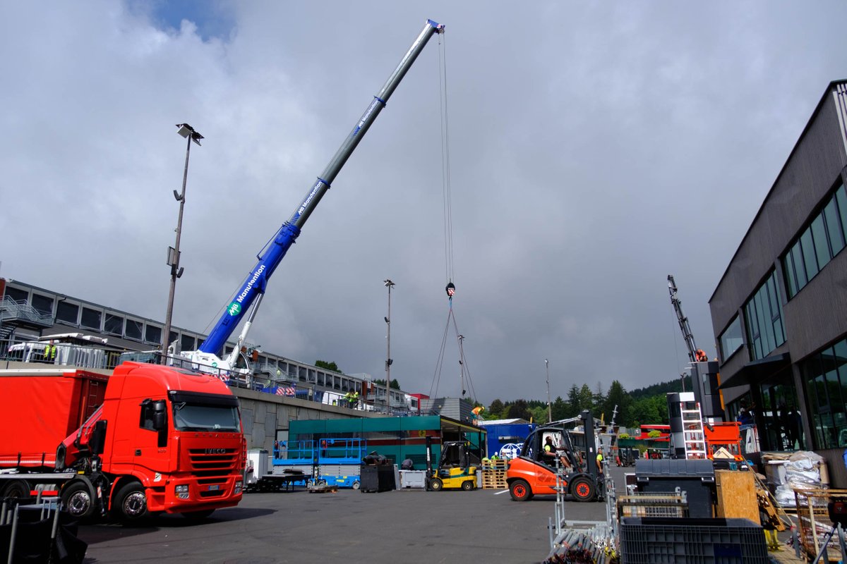 Foto's: F1-circus arriveert op Spa-Francorchamps