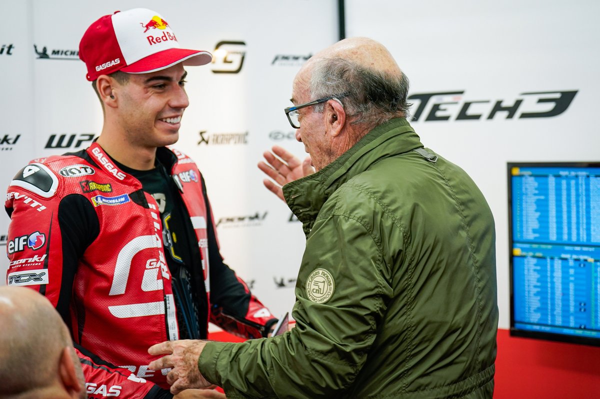 Augusto Fernández "alucina" en su debut con una MotoGP